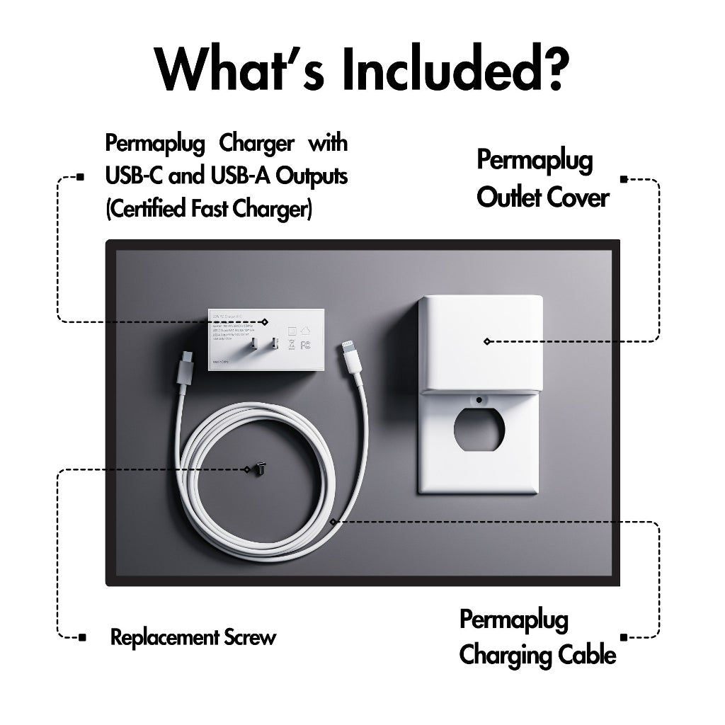 Security Key Screw & Wrench Set – Permaplug Charger Lock